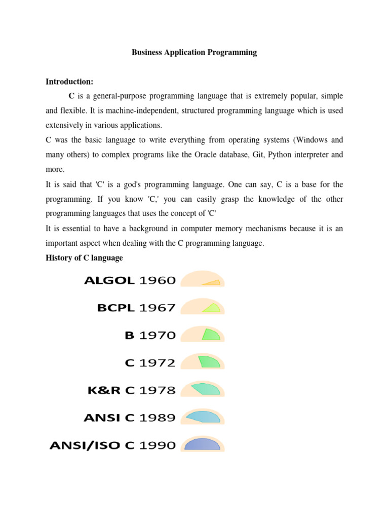 Business Application Programming | PDF