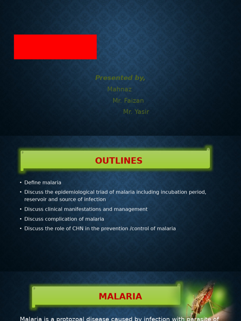 Malaria Group.5-1 | PDF