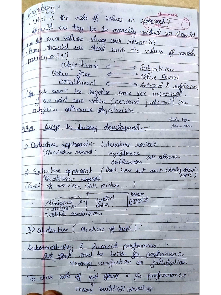 Research Methodology Missed Classes | PDF