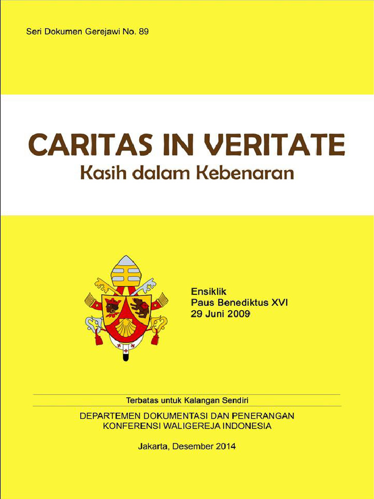 Caritas in Veritate 1 | PDF
