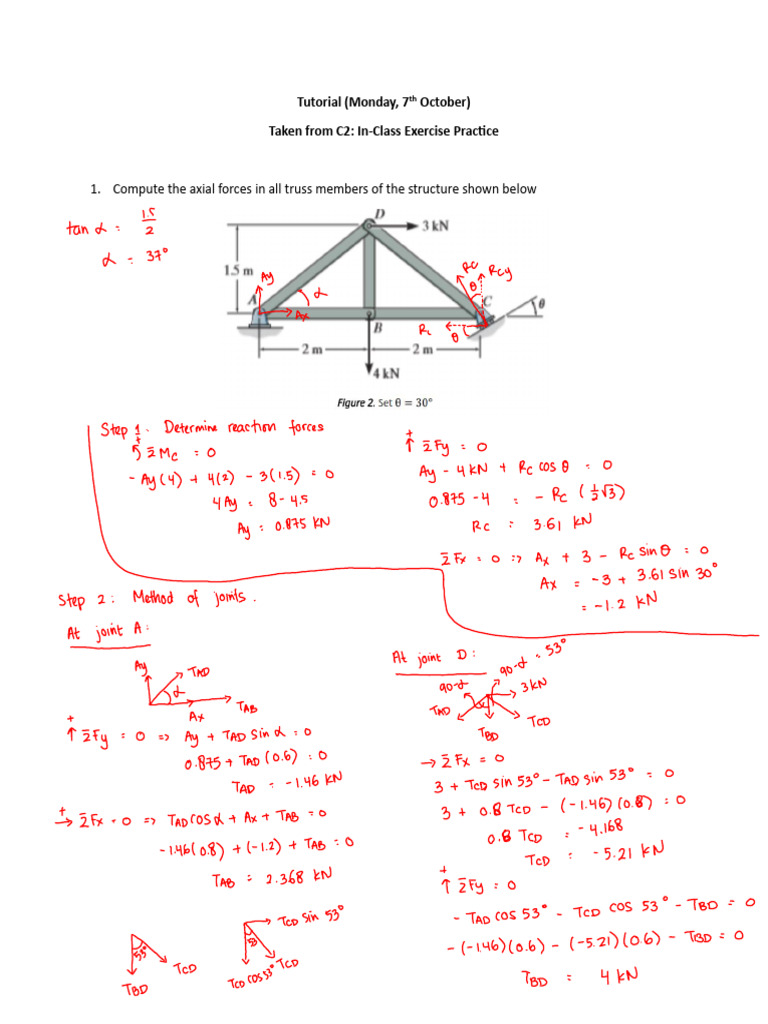 Tutorial 2 (C2 In-Class Exercise) | PDF