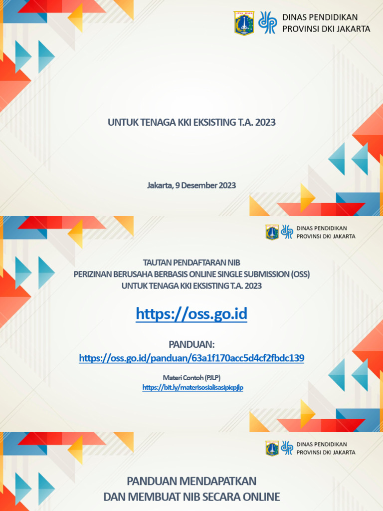 2. Pendaftaran Nib (Oss) | PDF