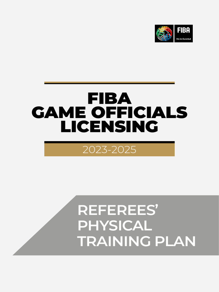 FIBA Training Plan GOL2023-25 Oct2022 en v1.0 | PDF