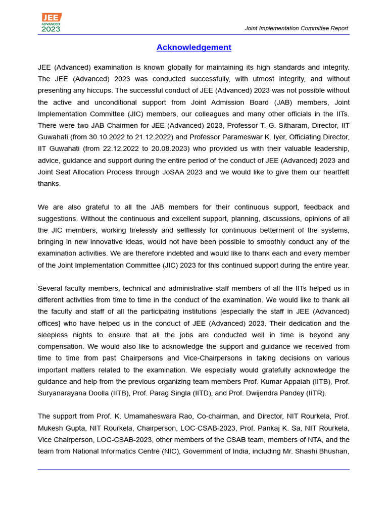 JIC Report 20232 | PDF