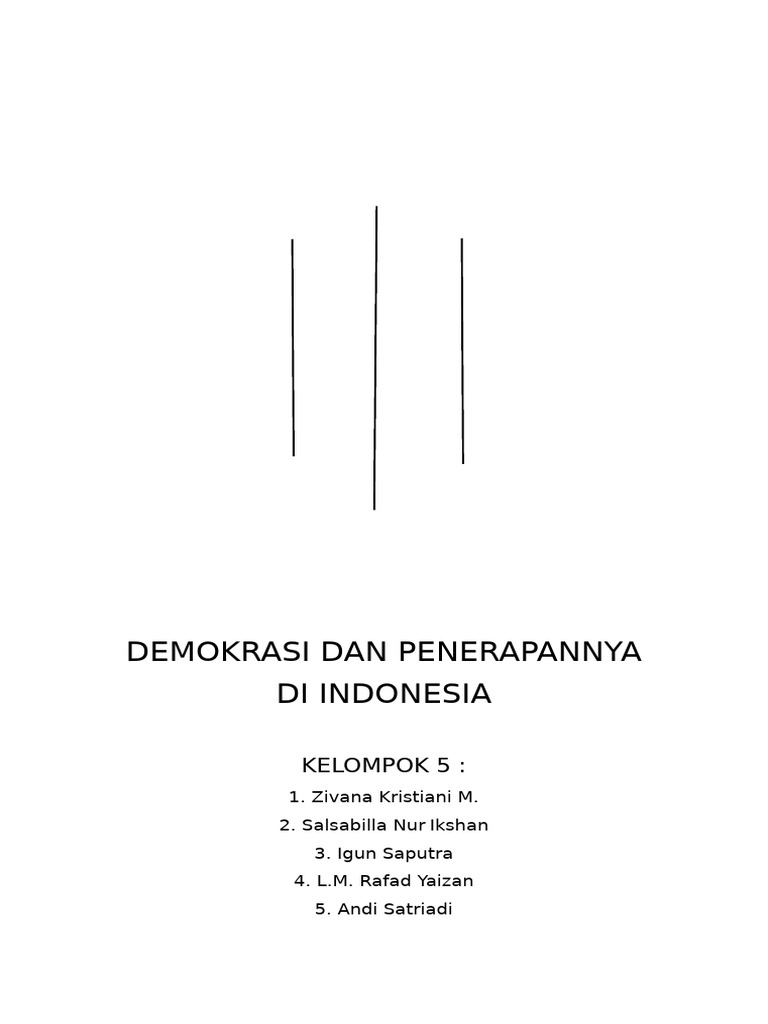 P5 Kelompok 5 Demokrasi Dan Penerapannya Di Indonesia | PDF