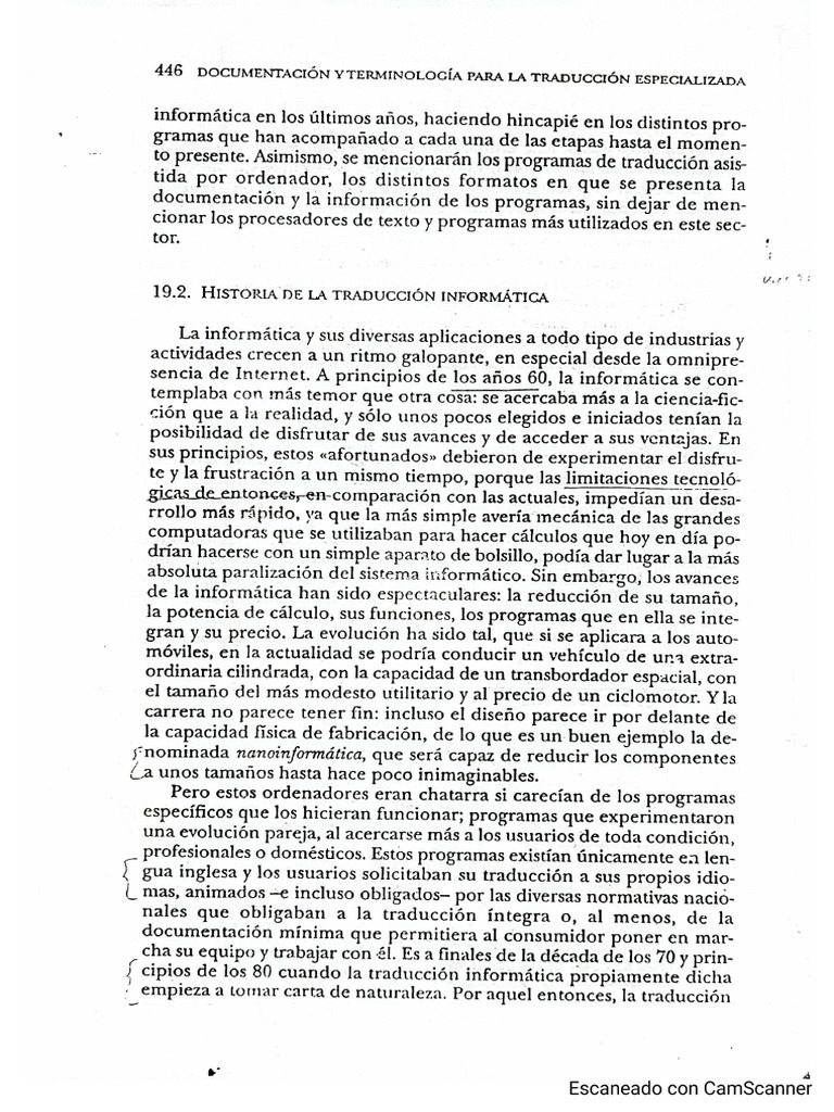 Historia de La Traducci-N Inform-Tica | PDF