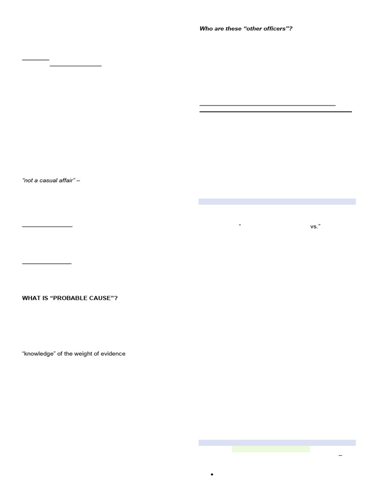 Criminal Procedure - Preliminary Investigation | PDF