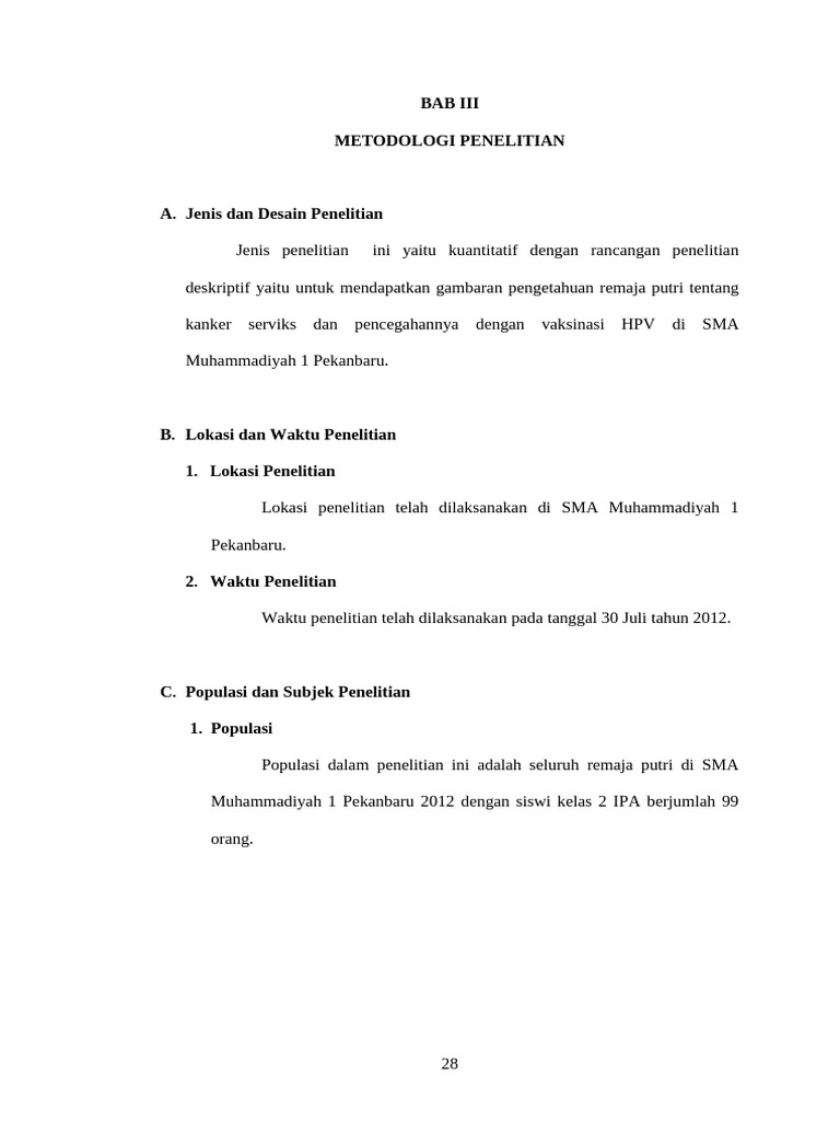 Bab Iii Ca Cerviks | PDF