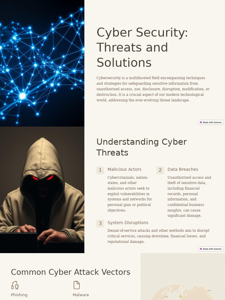 Cyber Security: Threats and Solutions | PDF