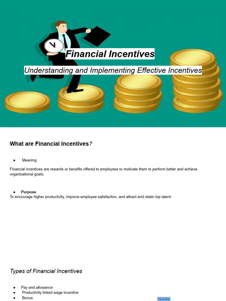 Financial Incentives - 240925 - 234320 | PDF