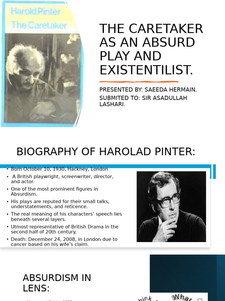 Caretaker As An Absurd and Existentialism | PDF