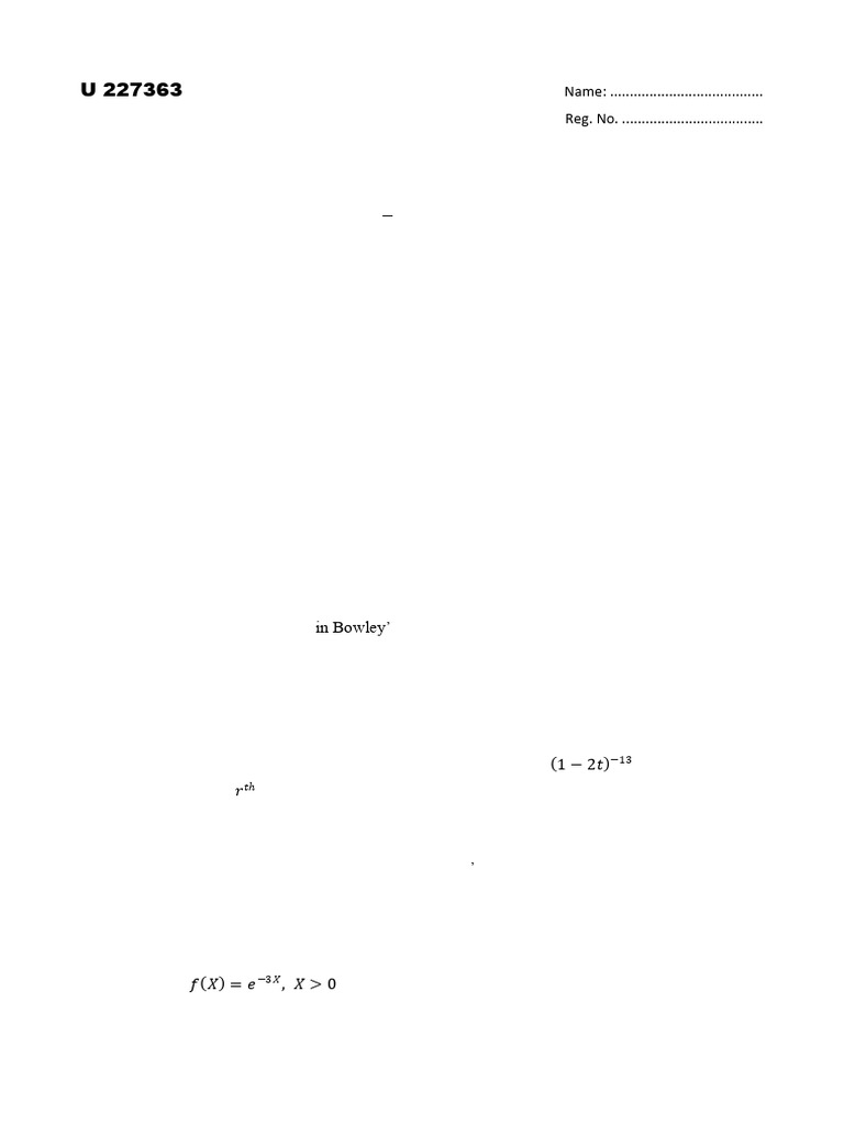 SDC3 ST04 Probability Distributions - 2021 | PDF