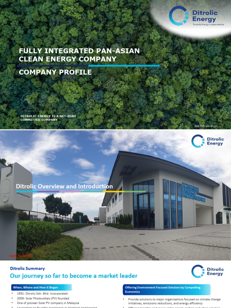 Ditrolic Energy - Company Profile - 2023 | PDF