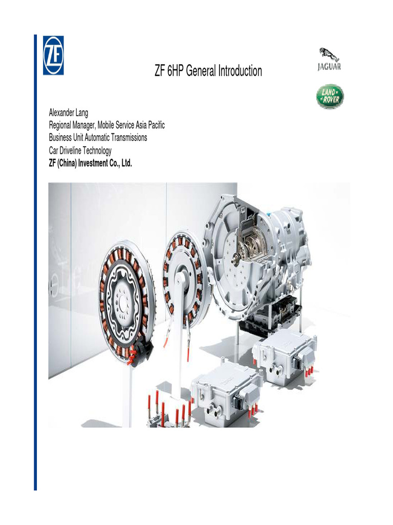 6HP Transmission_JLR_Intro | PDF