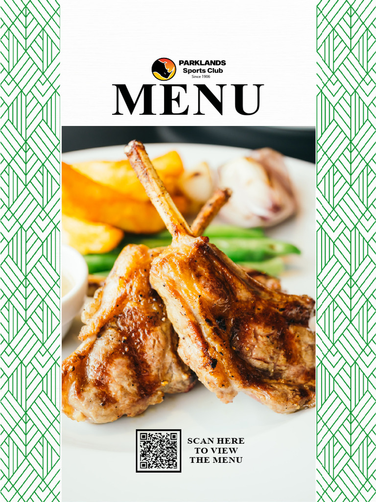 Parklands Sports Club - Ala Carte Menu 3 | PDF