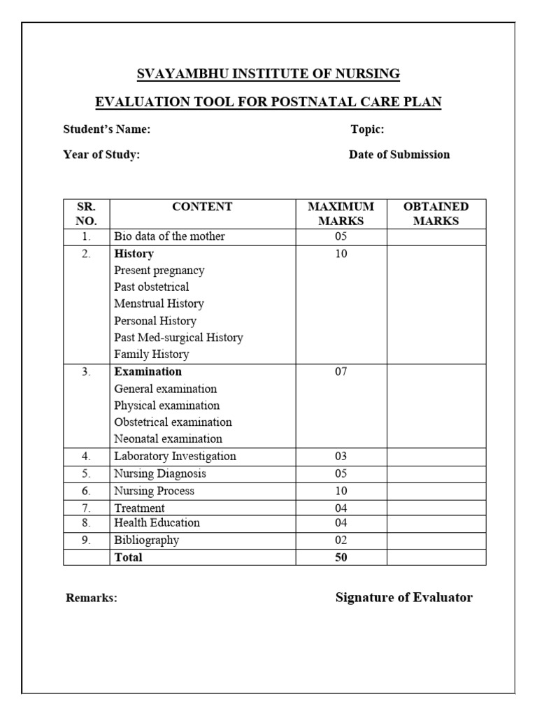 BSC Evaluation Tool Obg | PDF