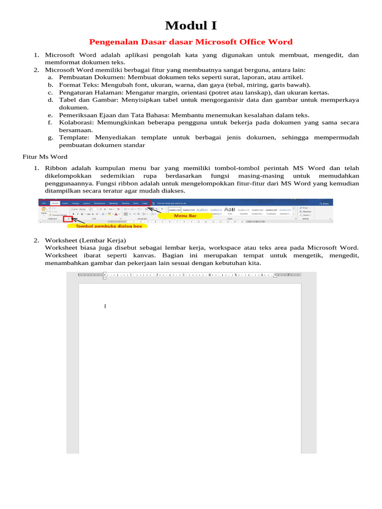 Dasar Word | PDF