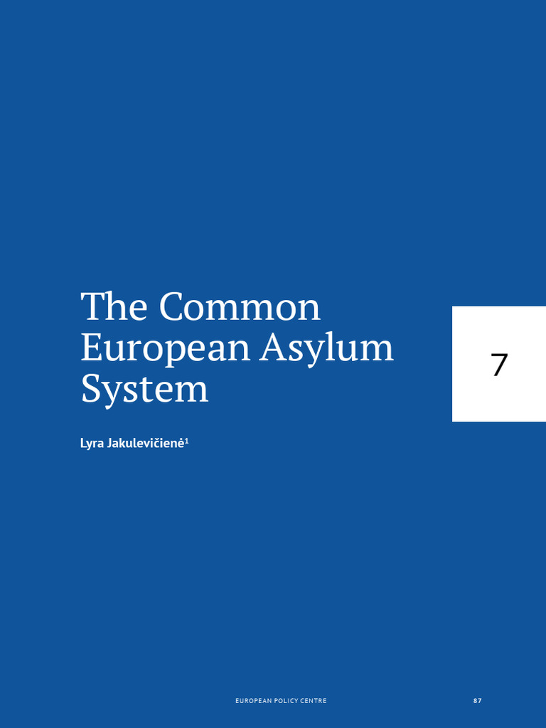 Common European Asylum System | PDF
