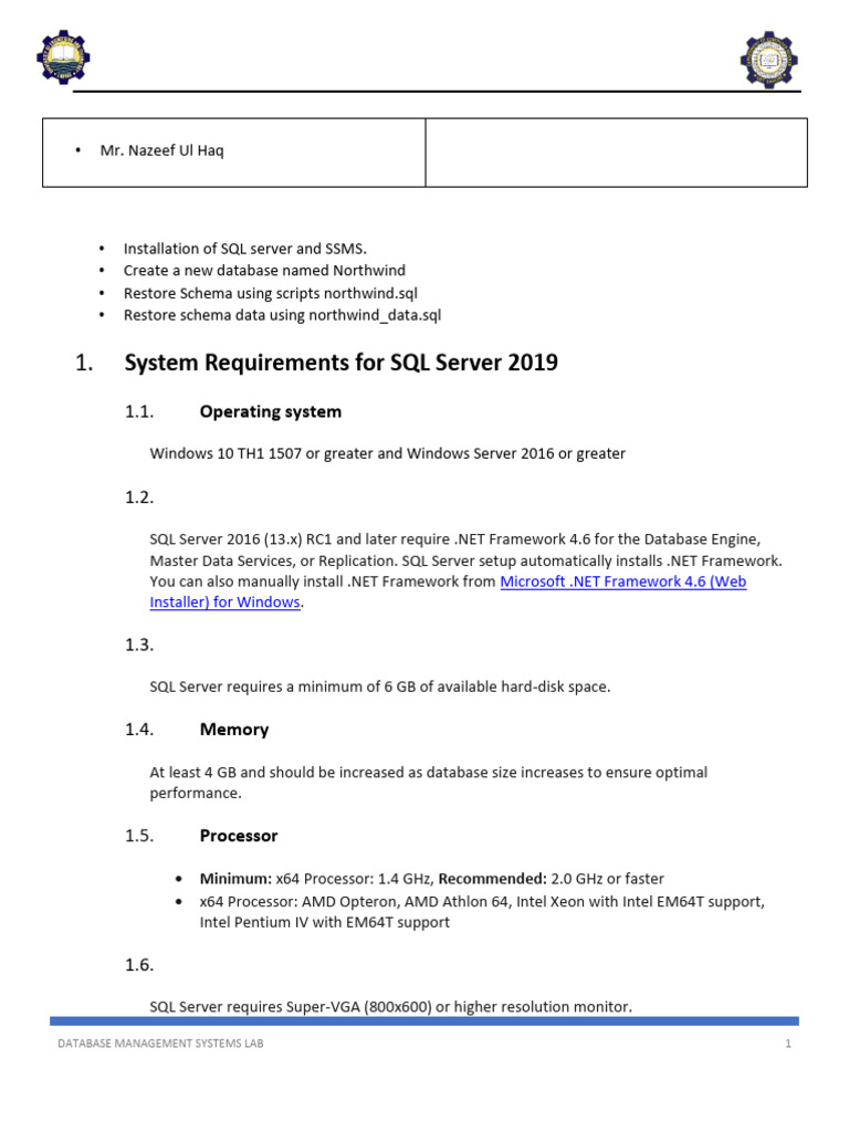 Lab Manual Week01 | PDF