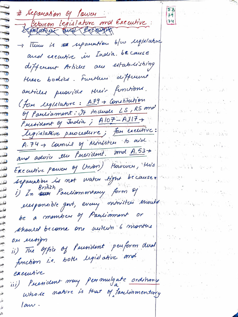 Indian Constitution Notes | PDF