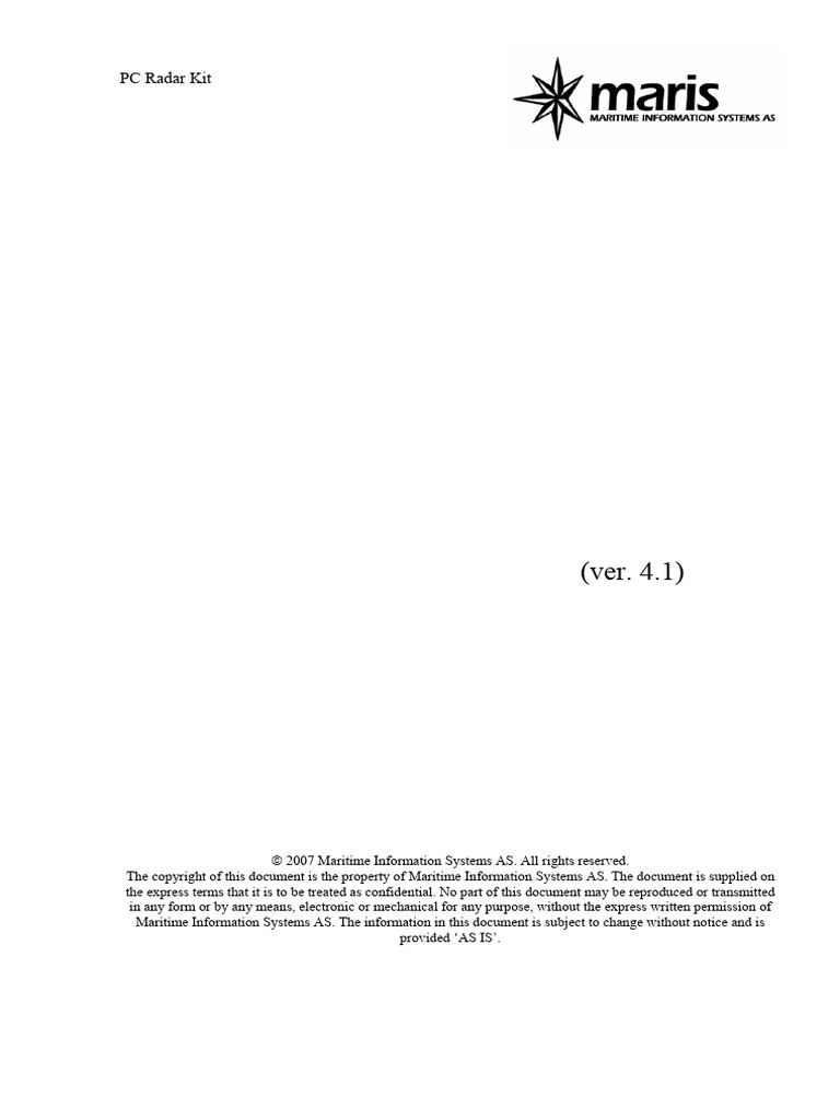 Simplified Instruction For The Installation of PC Radar Kit v.4.1 | PDF