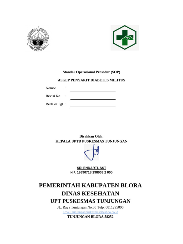 Sop Askep DM | PDF