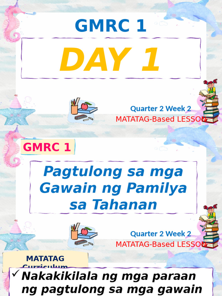 GMRC-1-Q2-WEEK2-DAY1 | PDF