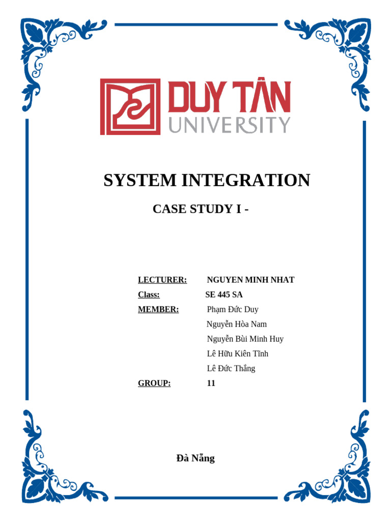 Case Study 01_Group11 (1) | PDF