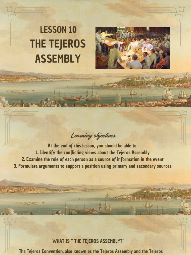 Lesson 10 The Tejeros Assembly | PDF