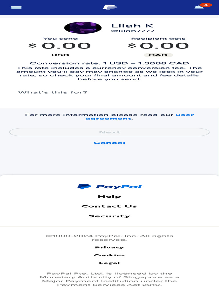 PayPal Make A Payment Preview | PDF
