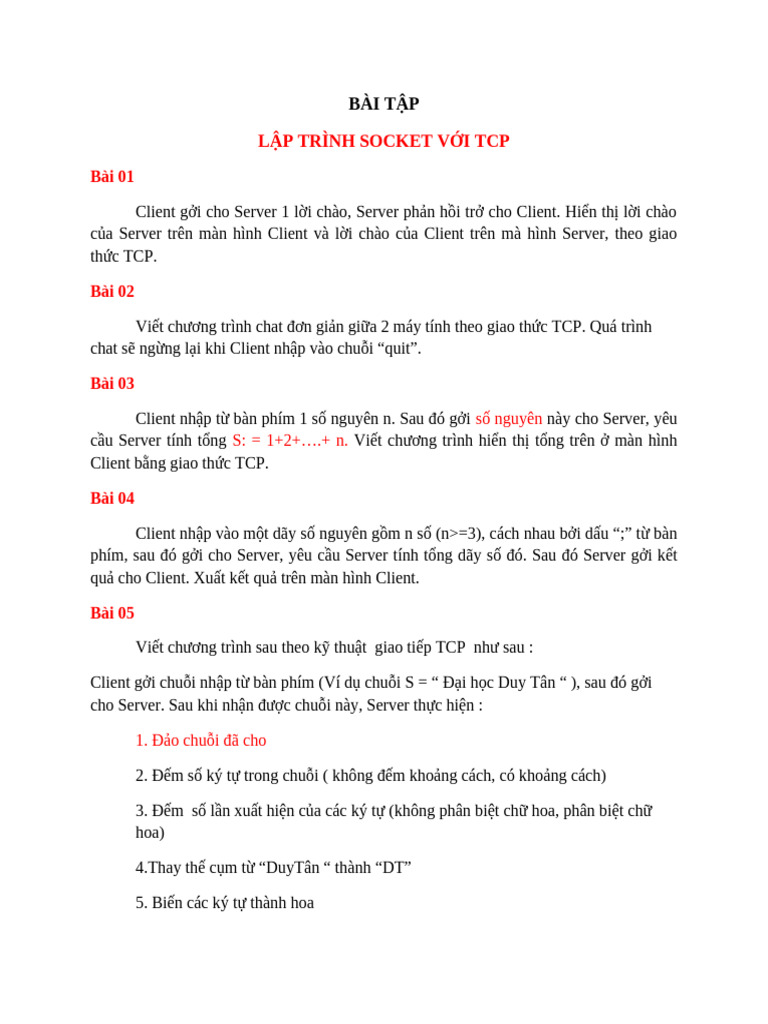 BaitapTCP T022022 File Thay | PDF