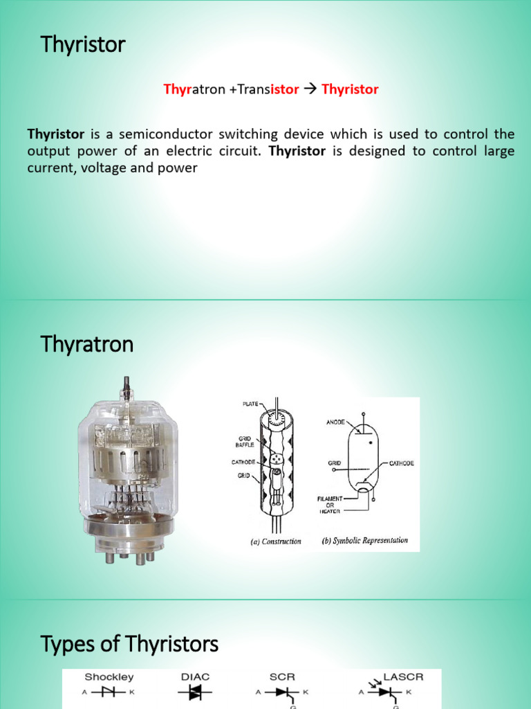 Power - Electronics - SCR | PDF