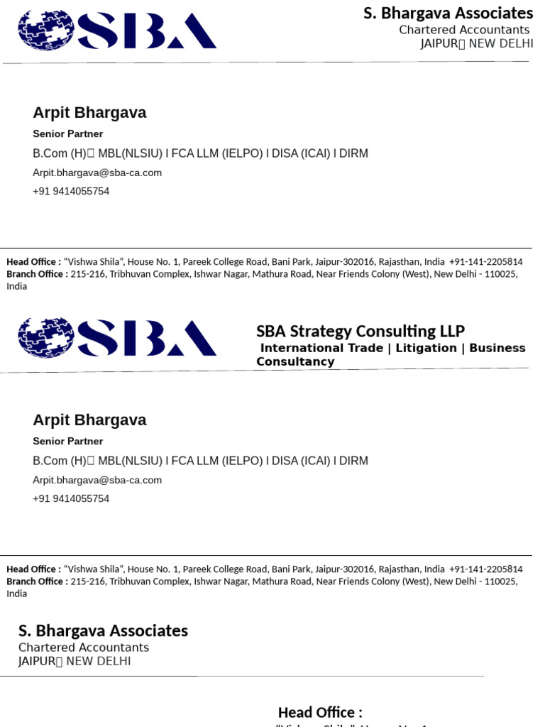 Shruti of VCards_SBA V1 (3) | PDF