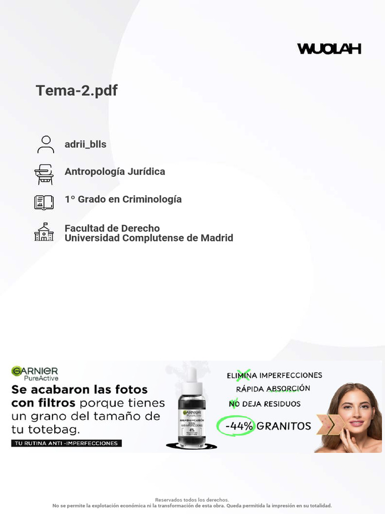 Wuolah Free Tema 2 | PDF