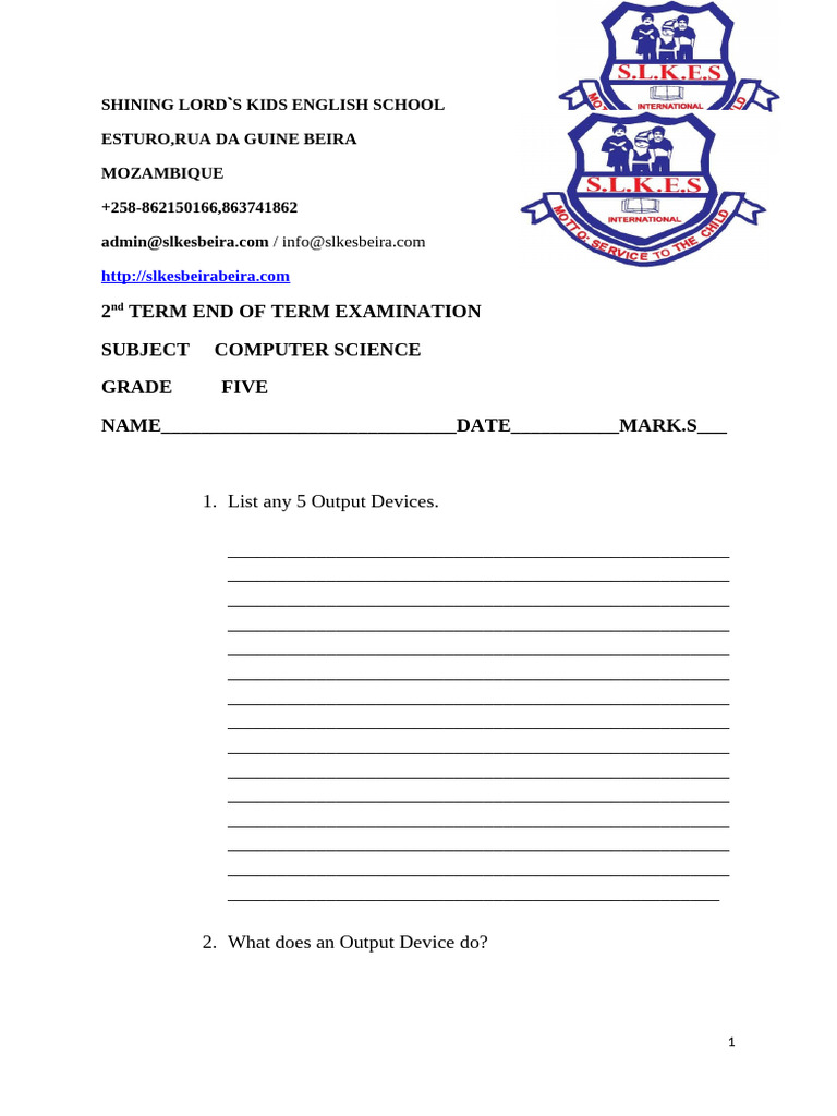 Grade 5 Computer Science | PDF | Computer Science | Computing Grade 5 Computer Science | PDF | Computer Science | Computing