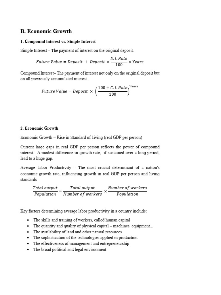 P02B. Economic Growth | PDF