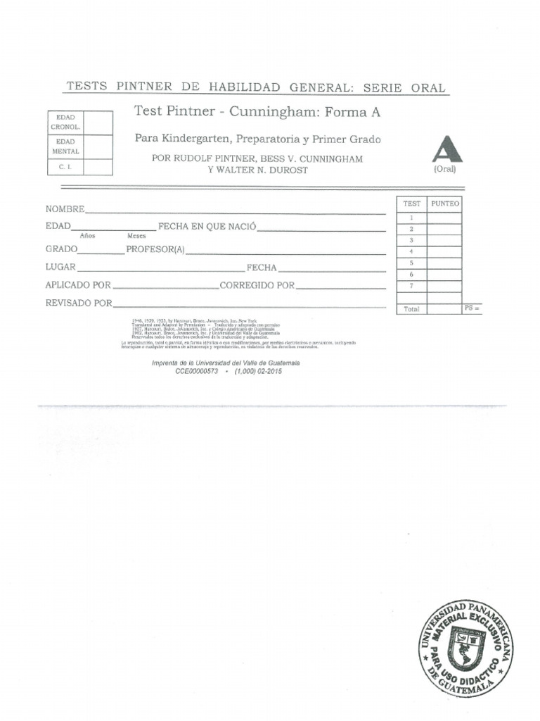 Folleto, Forma A | PDF