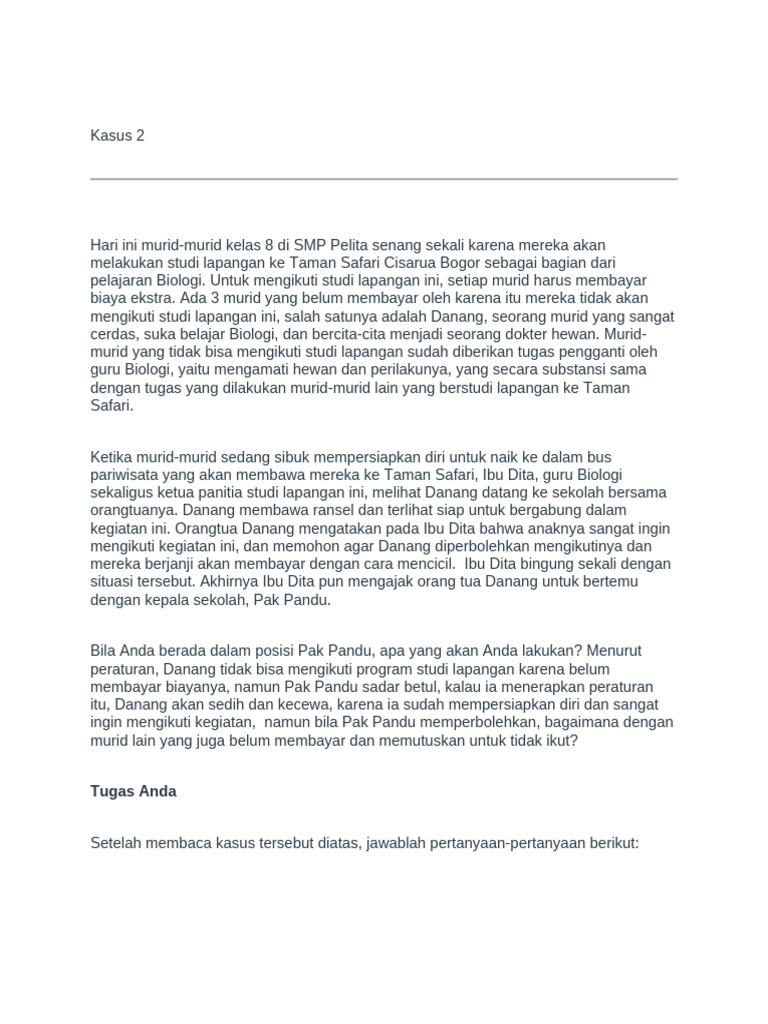 Kasus 2 | PDF