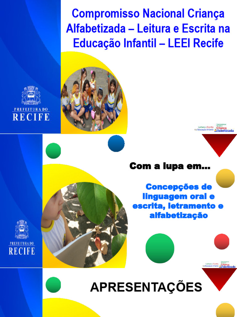 LEEI PRIMEIRAS LETRAS AGOSTO Concepcoes de Linguagem Oral e Escrita ...