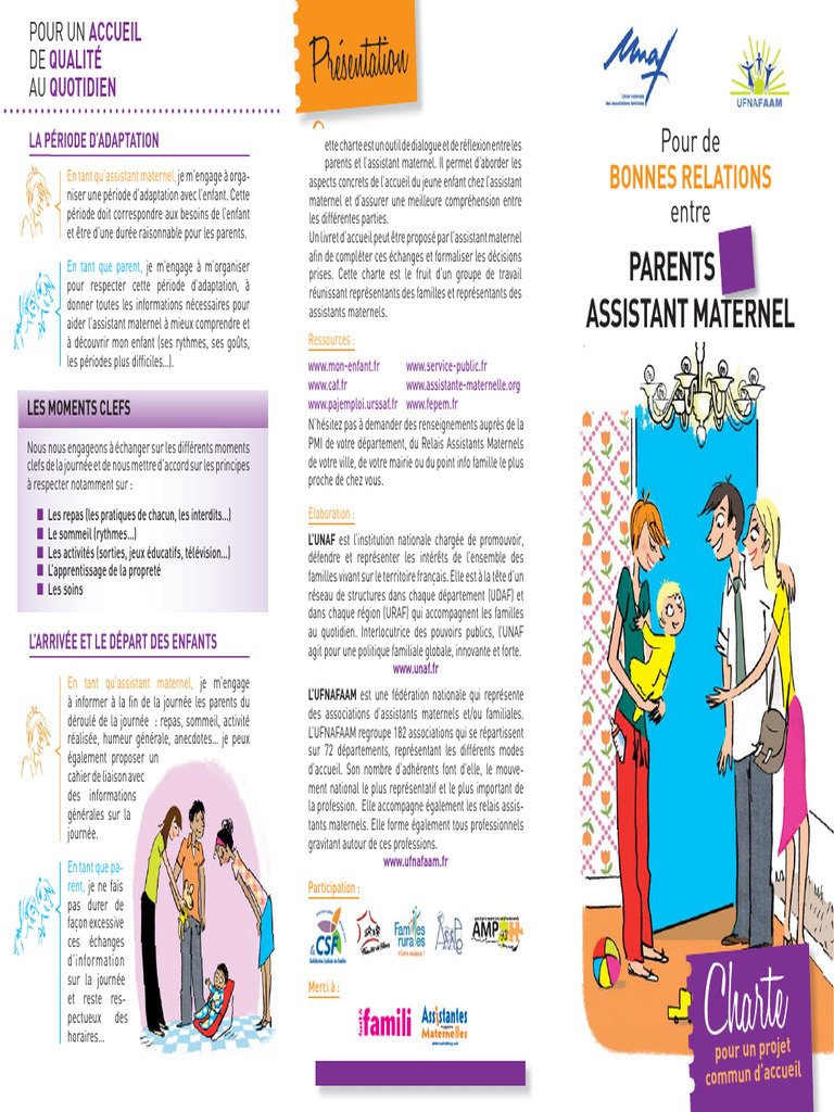 Pour de Bonnes Relations Entre Parents Assistant Maternetl | PDF