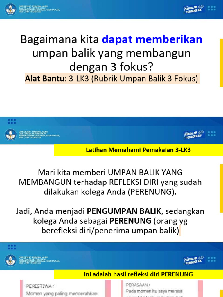 3.2.0-Panduan Pengerjaan 3-LK3 Dan 3-LK4 | PDF