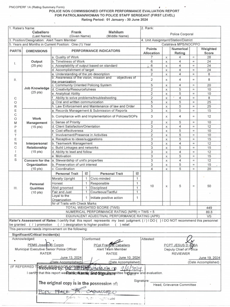 PCpl Caballero | PDF