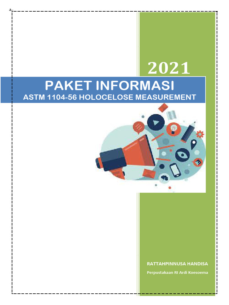 Astm 1104-56 Holocelose Measurement | PDF