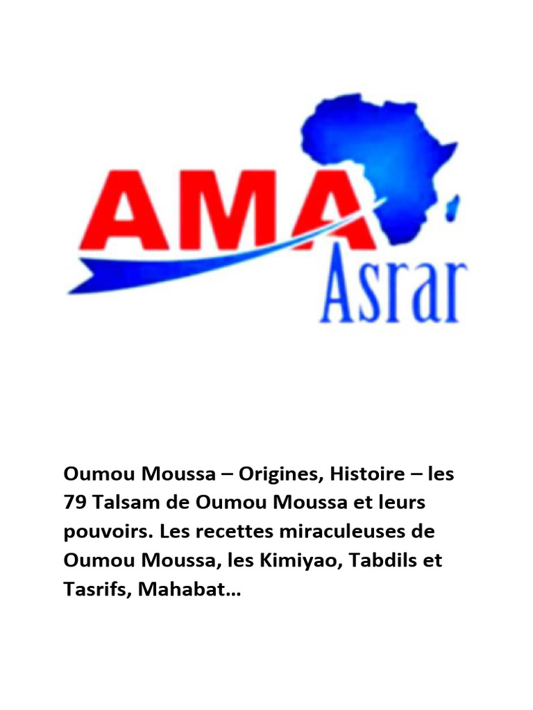 Cours Complet Oumou Moussa | PDF | Moïse dans l'Islam