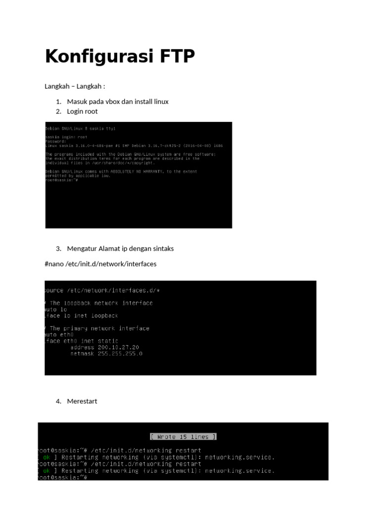 Konfigurasi FTP | PDF