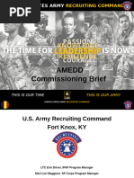 FY 2024 AMEDD Recruiting Program Guide | PDF | Dietitian | United ...