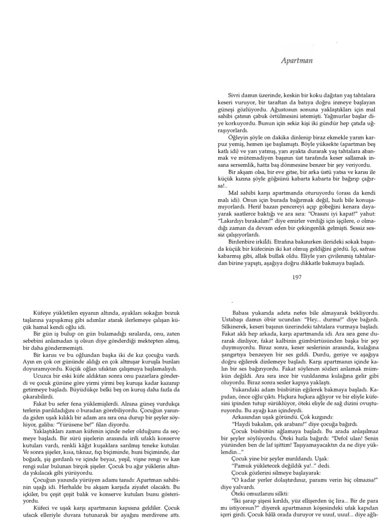 1-Sabahattin Ali, Apartman | PDF