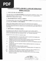 NAISULA WELFARE CONSTITUTION-updated | PDF | Dividend | Welfare