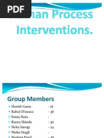 Human Process Interventions Overview | PDF | Team Building ...