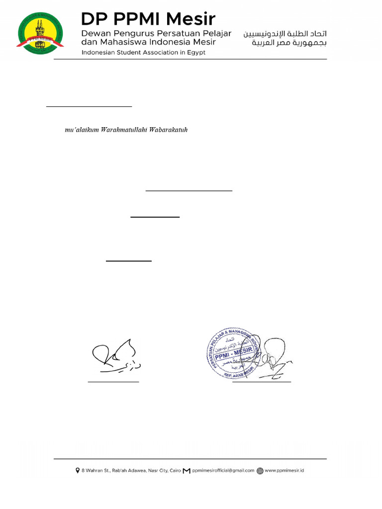 Surat Pemberitahuan Tentang Surat Terbuka Kasus Asusila | PDF